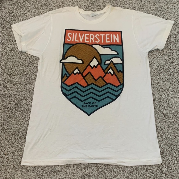 Bay Island | Shirts | Rare Silverstein Face Of The Earth Band Tee Large ...